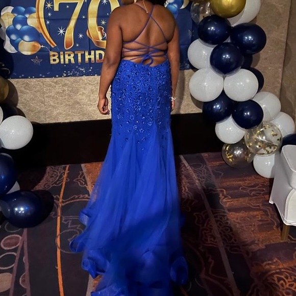 Dresses | Royal Blue Custom Dress | Poshmark